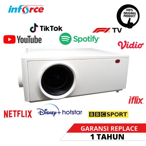 Promo LCD PROJECTOR INFORCE AN-15 WHITE ( ANDROID ) Proyektor AN15 AN ...