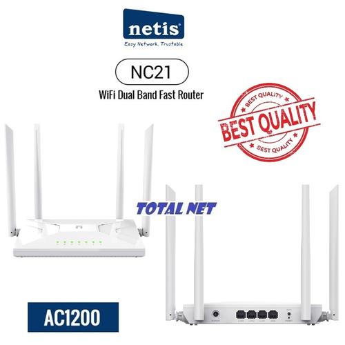 Jual Netis NC21 AC1200 Dual Band Wireless Router - Jakarta Pusat ...