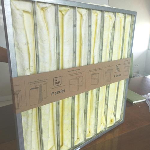 Jual Bag Filter Saringan Udara Fiberglass Media, AHU HVAC, Eff 90-95% ...