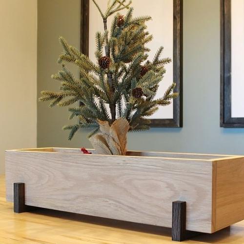 Jual POT WOODEN BOX KAYU JATI BELANDA TEMPAT BUNGA ARTIFICIAL HIASAN ...