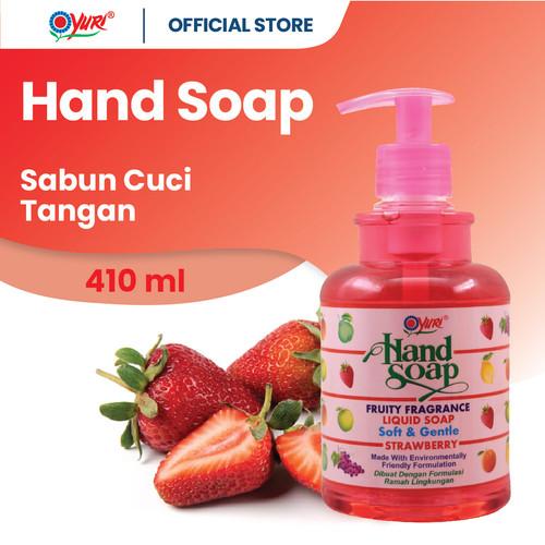 Jual YURI HANDWASH SABUN CUCI TANGAN STRAWBERRY PUMP 410ML - Kota ...