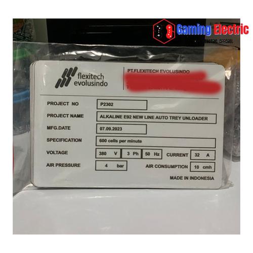 Jual Name Plate Gravoply Traffolyte 15x10cm / Name Tag - Kab. Bogor ...