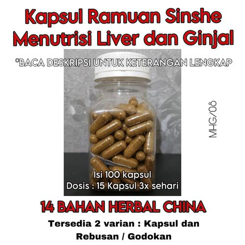 Jual KAPSUL OBAT SHINSHE OBAT CHINA NUTRISI LIVER DAN GINJAL - Kota ...