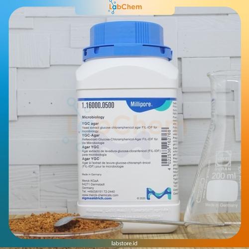 Jual YGC Agar Yeast Extract-Glucose-Chloramph @ 500 gr | Merck 1.16000. ...