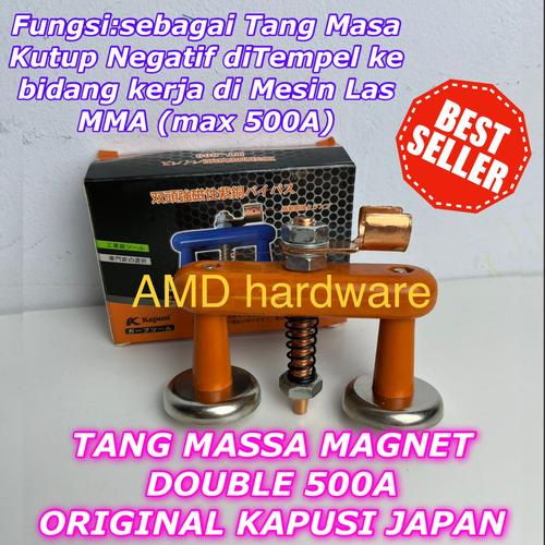 Jual TANG MASSA MAGNET 300A-500A EARTH CLAMP Double Single Masa Kapusi ...