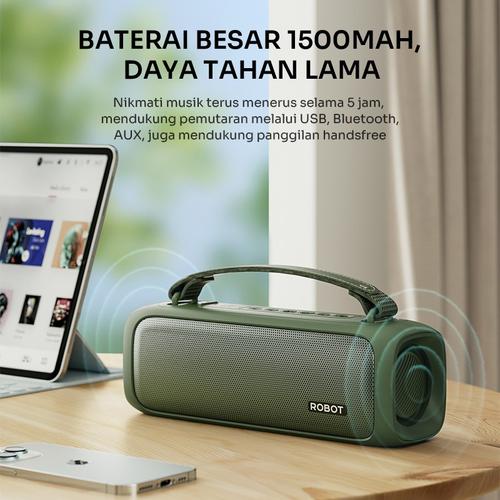 Jual Robot Speaker RB570 Bass Boost RGB Lights IPX5 Bluetooth 5.3 ...