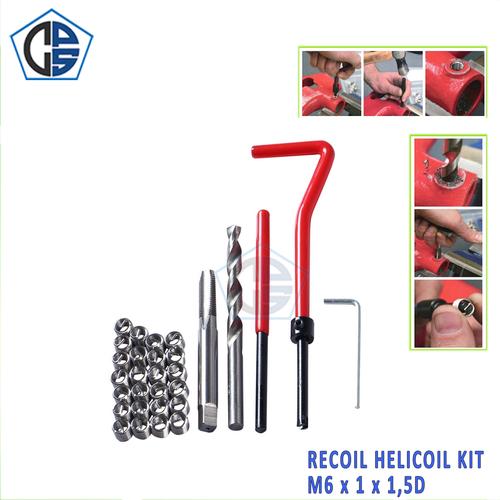 Jual Recoil Repair Kit M6 x 1 x 1,5D Heli coil Untuk Drat Rusak - Kab ...