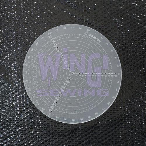 Jual Penggaris Jahit Pola Bulat Skala 30cm Mika Akrilik Acrylic ...