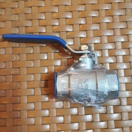Jual Ball Valve 2" inch Stainless Ss 316 Type 2 piece Body SANKYO ...