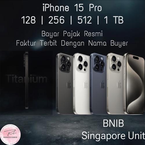 Jual Apple iPhone 15 Pro IMEI Resmi Faktur Pajak sesuai Nama Buyer ...
