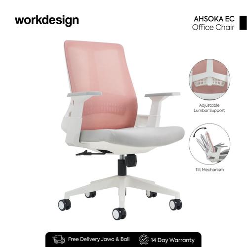 Promo Workdesign - Ahsoka EC Kursi Kantor / Kursi Kerja Ergonomis - D Grey - Black Cicil 0% 3x ...