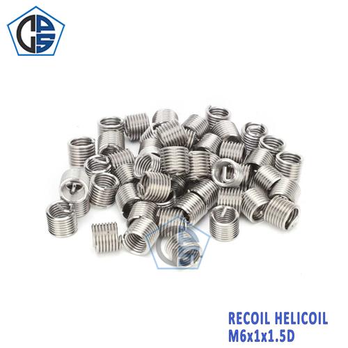 Promo Recoil Heli coil m6 x 1 Easy cut ulir Sisipan Spiral untuk Baut ...