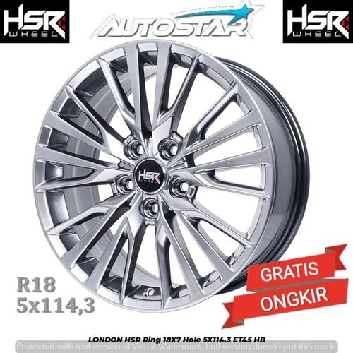 Jual velg racing hsr original buat mazda cx3 camry hrv crv, HSR LONDON R18 - Jakarta Barat ...