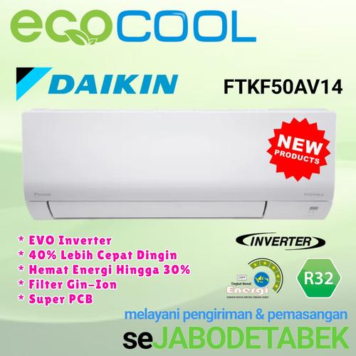 Jual AC DAIKIN FTKF 50AV14 INVERTER 2PK AC DAIKIN FTKF 50V14 UNIT ONLY ...