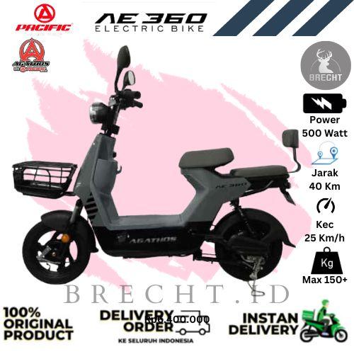 Jual Sepeda Listrik Pacific Electric Bike AGATHOS AE 360 New Series 500 Wat - BLAZON BIRU - Kota ...