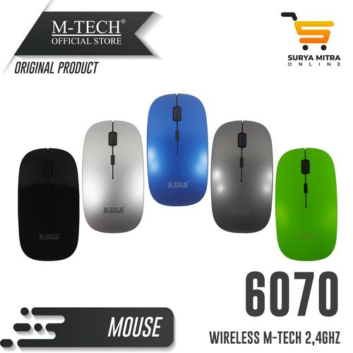 Jual Mouse Wireless M-Tech Slim 6070 - White - Kota Surabaya - Surya ...