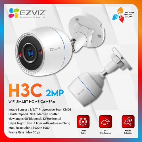 Promo EZVIZ H3C Outdoor IP Camera CCTV Waterproof Color Night Vision ...