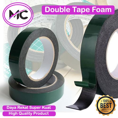 Jual Double Tape Foam Hijau Perekat Busa 2 Sisi Dobel Tip Super Kuat ...