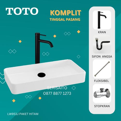 Jual Wastafel TOTO LW953 / Washtafel Kotak Minimalis - Kota Bandung ...