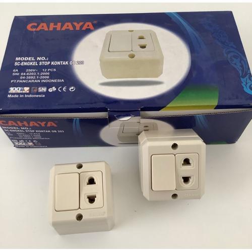 Jual OB Saklar Engkel Stop Kontak CAHAYA SC203 SNI - Jakarta Utara ...