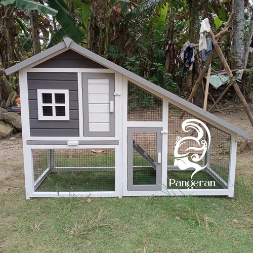 Jual Kandang Kelinci Kayu Outdoor | Rumah Kelinci Minimalis | Rabbit ...
