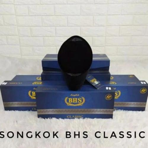 Jual (Kode. R857H) songkok hitam AC bhs clasic premium/ peci bhs ...