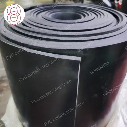 Jual karet rubber hitam polos lembaran sheet tebal 4mm - 100cm x 50cm - Jakarta Barat - pvc ...