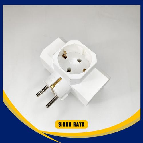 Jual Broco T Arde Steker Cabang 3 / Colokan Cabang 3 / Stop Kontak T ...