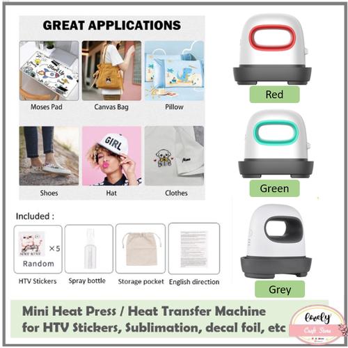 Jual Mini Heat Press Iron on Heat transfer sablon mini DIY HTV ...
