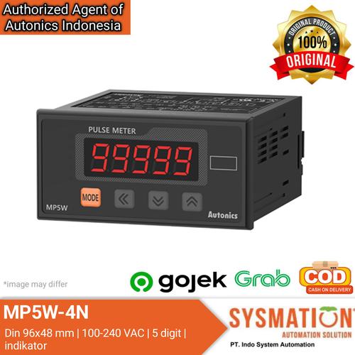 Jual Autonics MP5W-4N Digital Panel Meter, Pulse Meter/RPM Meter - ISA ...