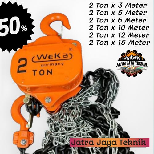 Jual Takel Katrol 2 Ton x 6 Meter Chain Block Weka - Jakarta Barat ...