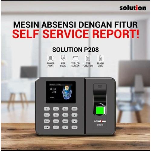 Jual Mesin Absensi Solution P208 Fingerprint Terlaris - Jakarta Timur - MGS SOLUSI | Tokopedia