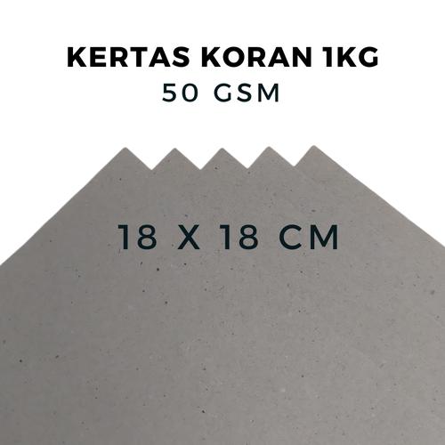 Jual 18x18 cm Kertas Koran Polos 1kg | Kertas Bungkus | Kertas Lapisan ...