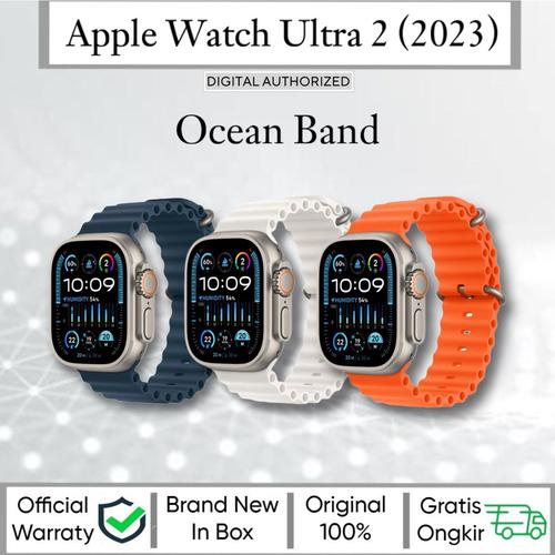 Jual Apple Watch Ultra 2 2023 49mm Titanium Case Ocean Band - Jakarta ...