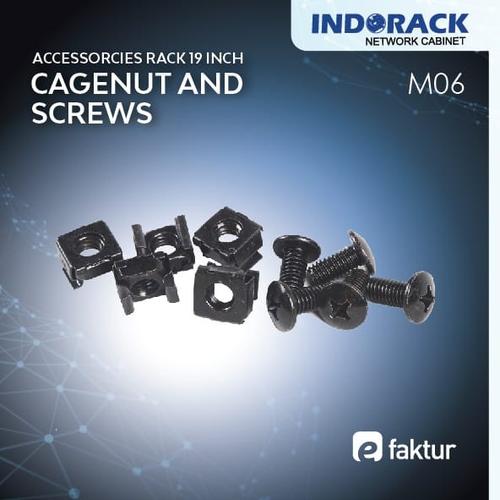 Jual Cage Nut and Screw Baut Rak Rack Server: M06 - Jakarta Pusat ...