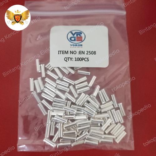 Jual FERRULES EN2508 NON INSULATED 2.5mm SKUN KABEL Tusuk Sleeve EN ...