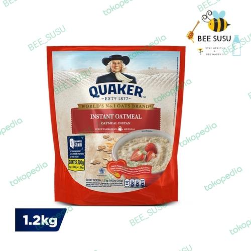 Jual QUAKER Instant Oatmeal 1200g / 1.2kg - Jakarta Pusat - BEE_SUSU ...