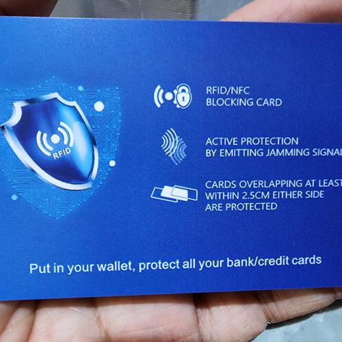 Jual RFID NFC BLOCKING CARD,RFID BLOCKER ,KARTU BLOCK RFID CARD - Kota ...