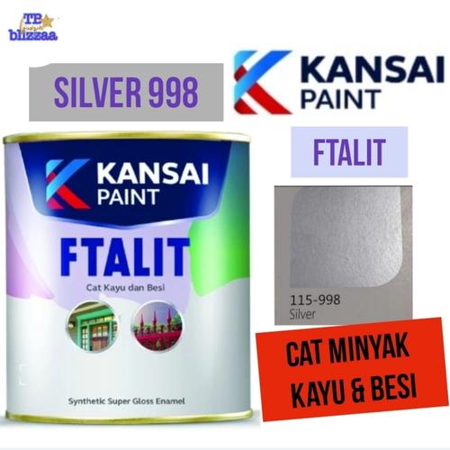 Jual Ftalit 998 Silver Ftalit Silver 115 998 Cat Minyak Kayu Besi 1kg Jakarta Pusat Blizzaa