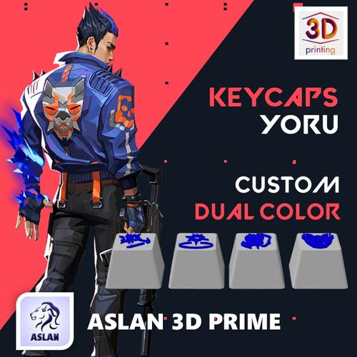 Jual YORU VALORANT AGENT 4 SKILLS ABILITIES KEYCAPS KEYCAP SET 3D Print ...