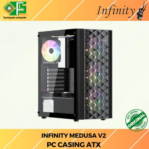 Jual Infinity Medusa V2 | Casing PC ATX Type C | CPU PC Case Gaming ...