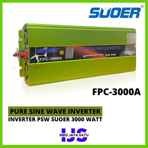 Jual Inverter Pure Sine Wave Suoer 3000 watt 12V Sinus Murni FPC 3000A 12v - INPUT 24V - Jakarta ...