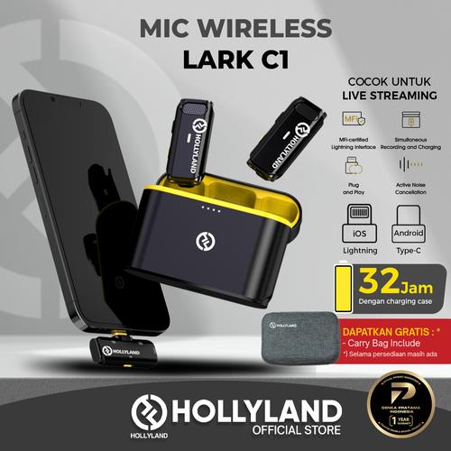 Promo Hollyland Lark C1 Duo All-In-One Portable Microphone - Ios Cicil ...