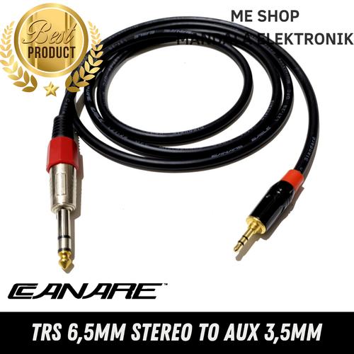 Jual kabel audio aux 3,5mm stereo to jack akai trs 6,5mm stereo 10 meter - 10 METER - Kota ...