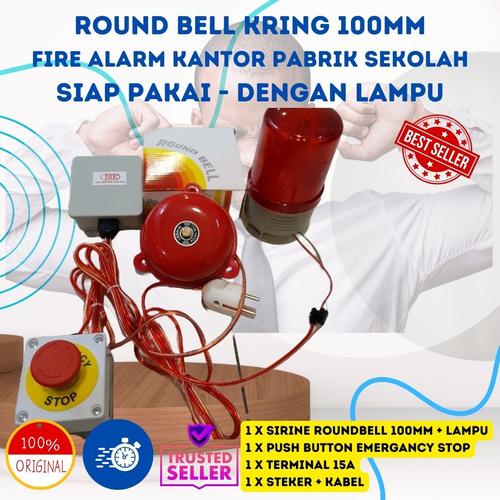 Jual Sirine Gedung Kantor Pabrik Menggunakan Lonceng Bundar Round Bell ...