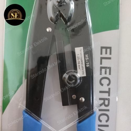 Jual Tang press HS16 HS-16 Crimping Tool LX-16 skun 1.25mm-16mm LX16 ...