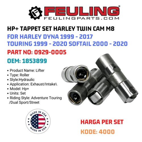Jual HP+ TAPPET SET HARLEY TWIN CAM M8 FOR HARLEY 0929-0005 KODE 4000 ...