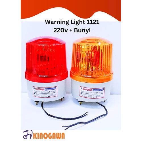 Jual Lampu Rotary 220v 1121 + Buzzer-Lampu Putar-Warning Light 5 inch ...