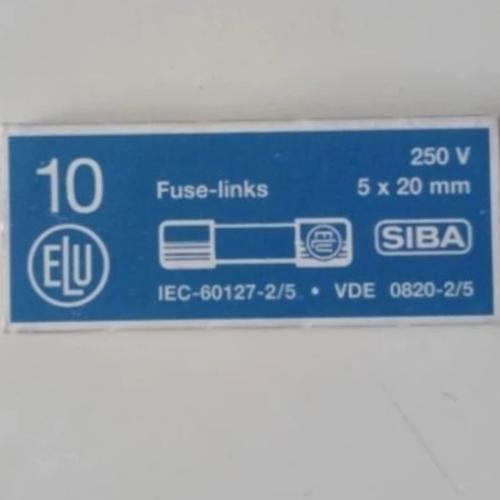 Jual Fuse Keramik 5x20 T5A 250V Fuse Time Delay Siba P/N.7000765 T5A ...
