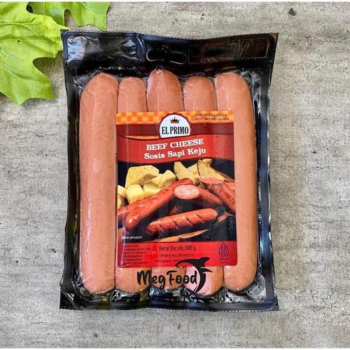 Jual El Primo Beef Cheese Sausage | Sosis Sapi Keju 500g - Kota ...